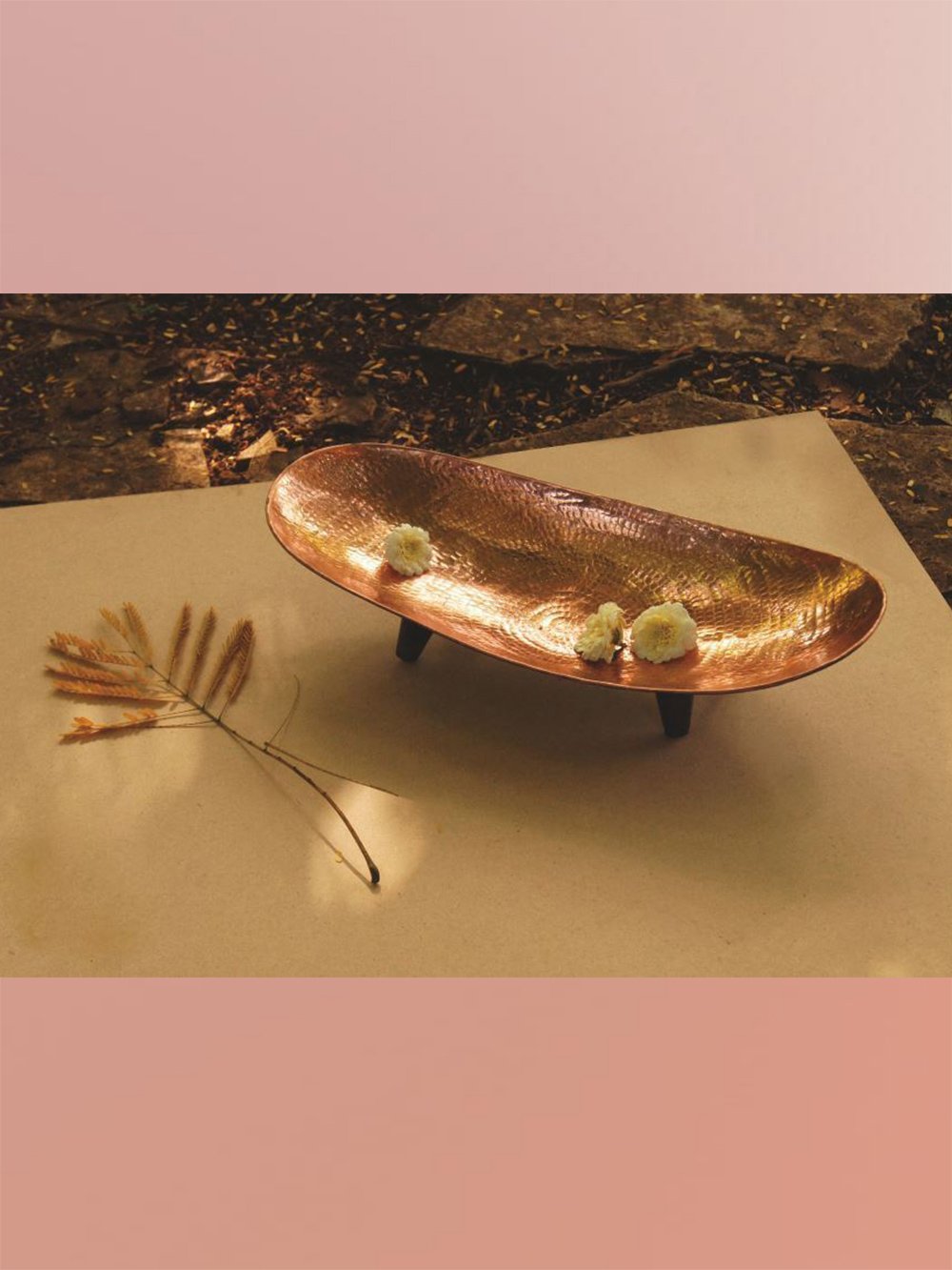 Shop Copper Palm Platter From Studio Coppre | ShopCultModern