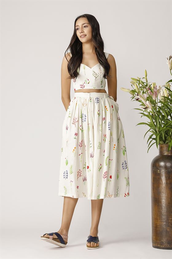 Shop Ecru Bralette Top By Payal Pratap | Shop Cult Modern