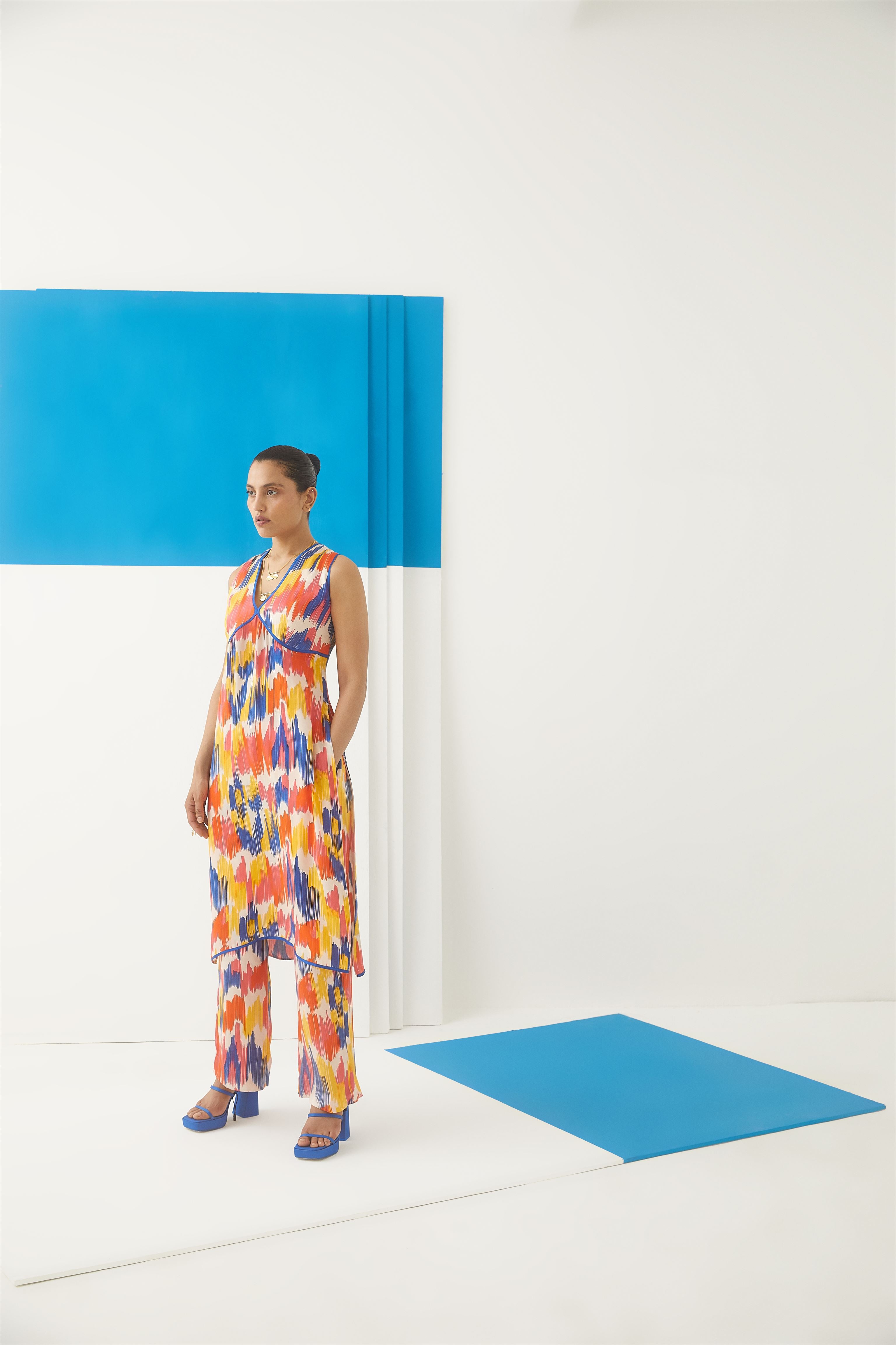 Shop Red Pink Kurta Set by Studio Rigu | Shop Cult Modern